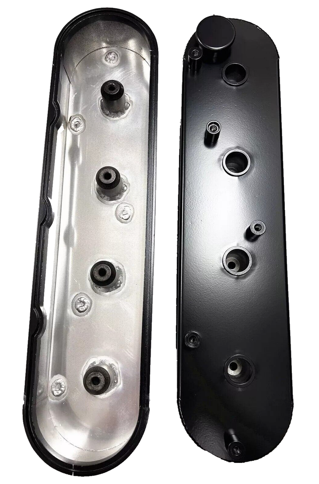 LS Valve Covers Fabricated Black Aluminum GM LS1 LS2 LS3 LS7 5.3L NO ...