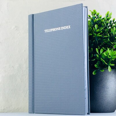 Telephone Address Book A to Z Index Hardback Cover Contact Notebook ...