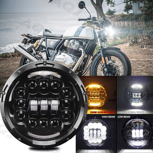 Fits 2018 2019 Royal Enfield Himalayan 7"inch Motorcycle LED Projector ...