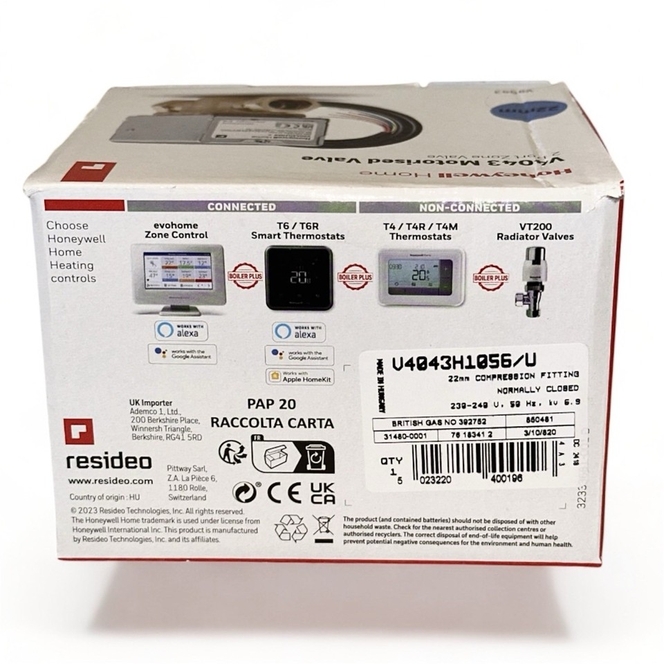 Honeywell V4043 Motorised Valve (2Port Zone Valve) | eBay UK