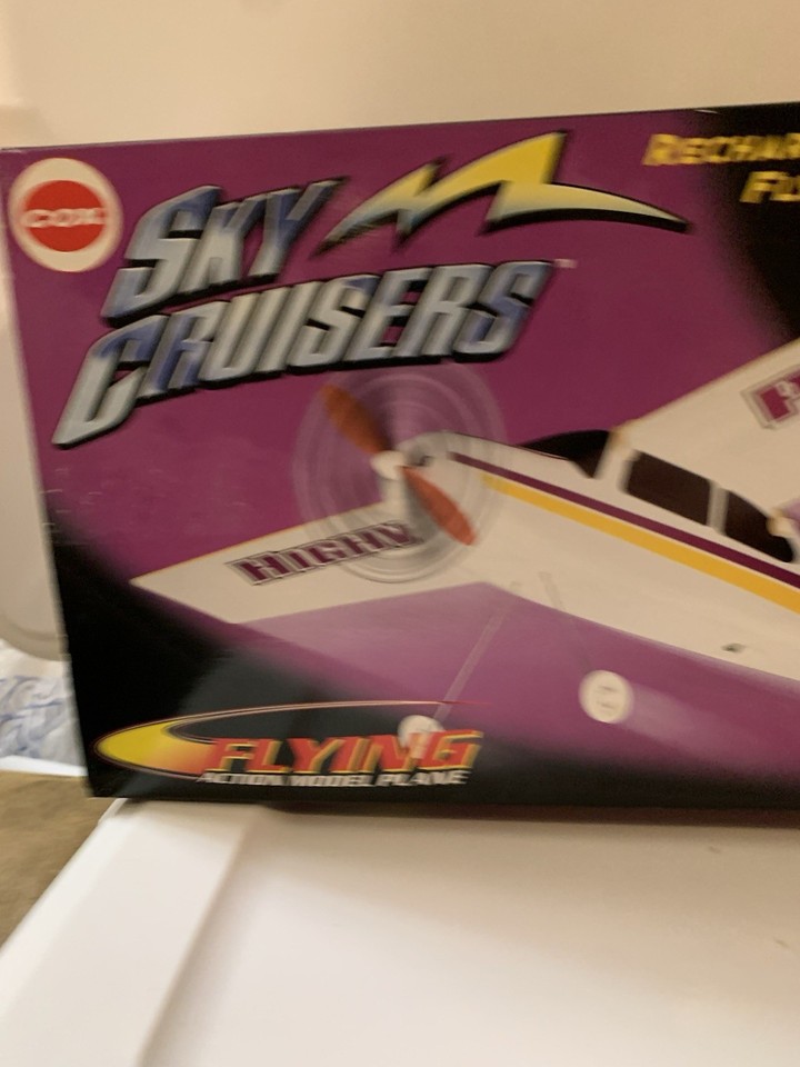 NEW Vtg 90S COX 5841 SKY CRUISER HIGHWAY PATROL FLYING ELECTRIC MODEL ...