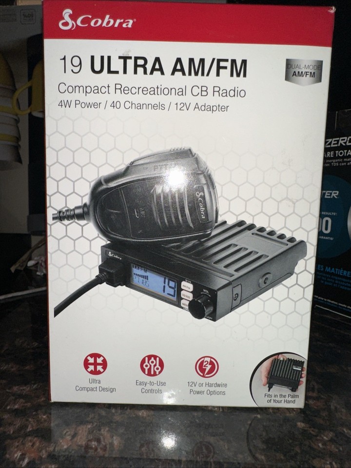 Cobra Electronics 19 Ultra III - 40 Channel Compact CB Radio New In Box Complete | eBay