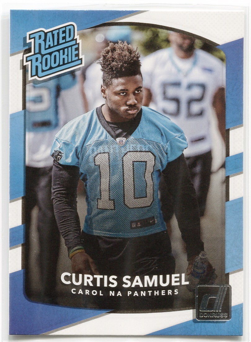 CURTIS SAMUEL - 2017 Donruss Rookie #346 - Panthers Commanders | eBay