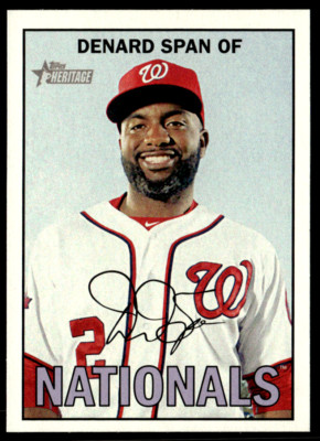 2016 Topps Heritage - #328 Denard Span | eBay