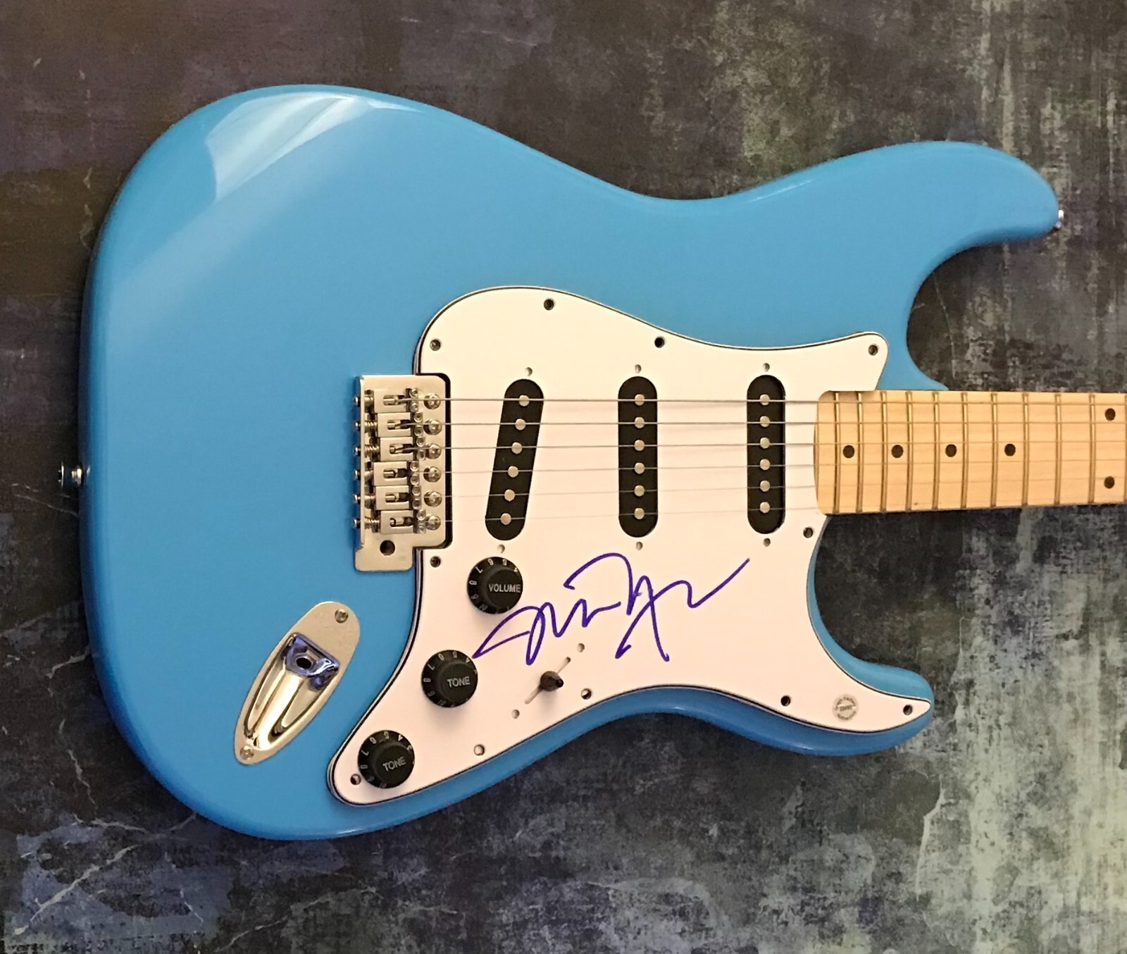 GFA Talking Heads Guitariste Jerry Harrison Signé Électrique Guitare J3 ...