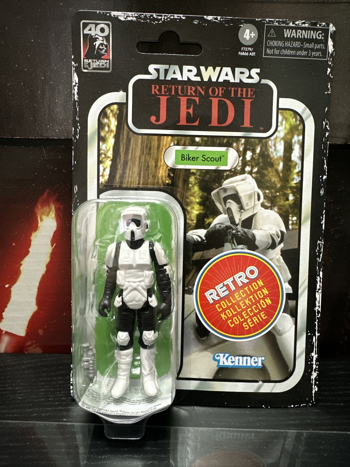 Star Wars Retro Collection BIKER SCOUT Endor 3.75 Inch Figure Return of ...