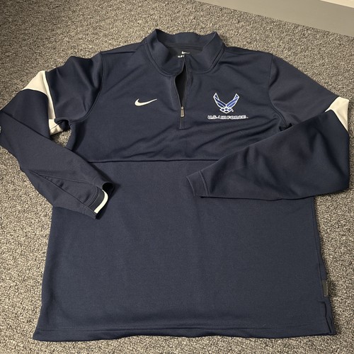 Nike Dri Fit Navy Blue US AIR Force Logo Men’s Medium M MINT CONDITION ...