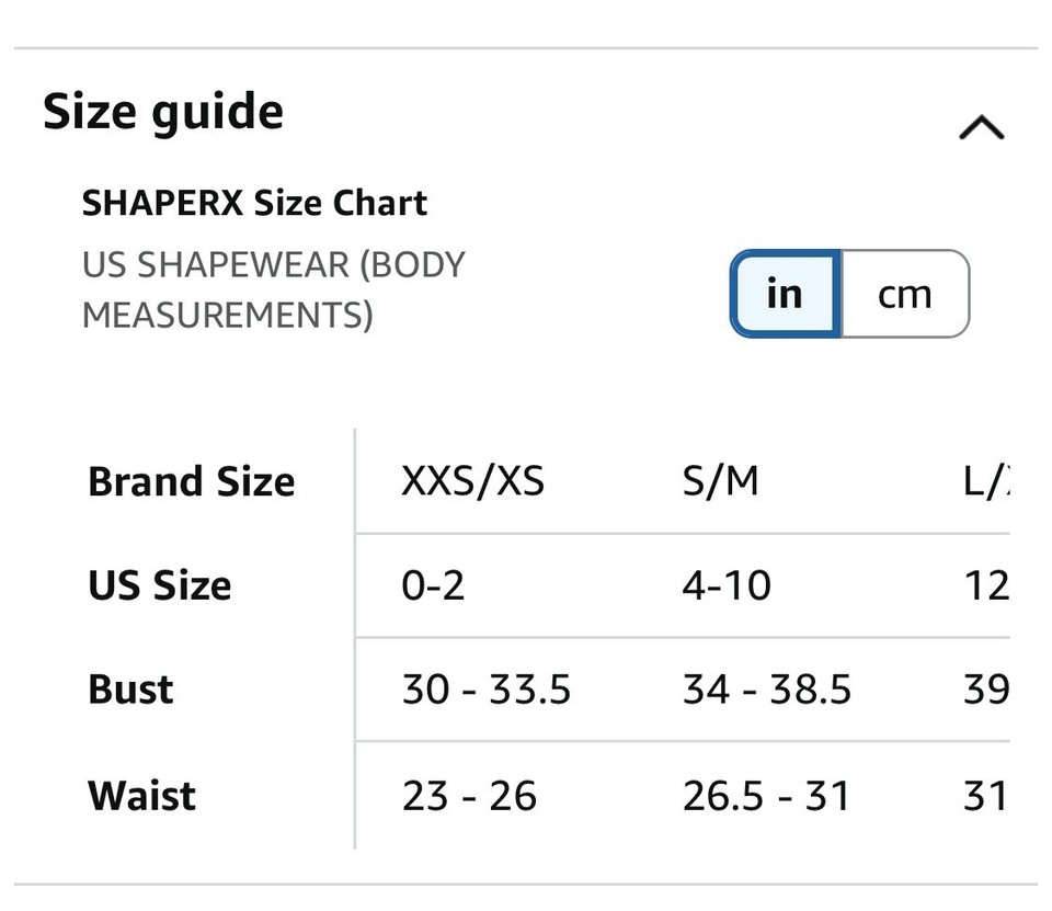 SHAPERX Women's Shapewear Bodysuit Tummy Control Body Shaper Size S/M ...