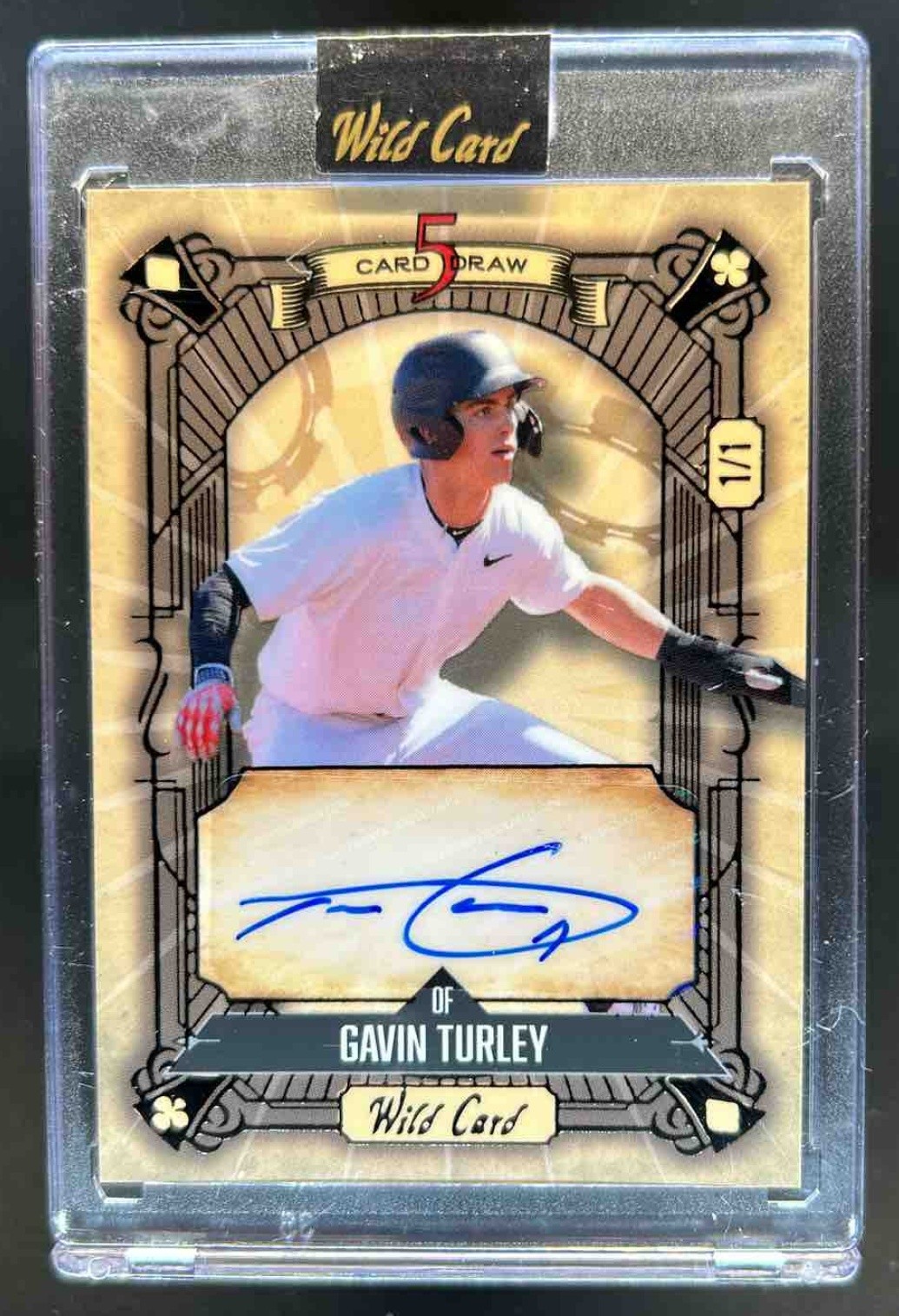 Gavin Turley 2024 Wild Card Five Card Draw #5CDC-GTA Contemporary Auto ...