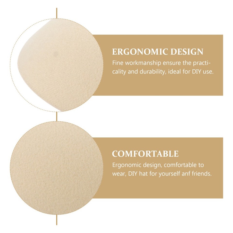 2 Pcs Hat Hair Accessories Women's Making Supplies Round Fascinator ...