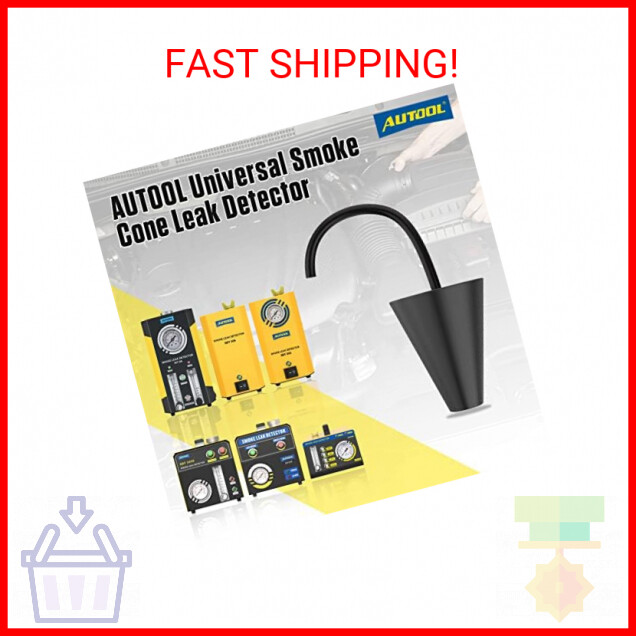 Smoke Cone Leak Detector Exhaust Intake Boot Adapter Diagnostics for ...