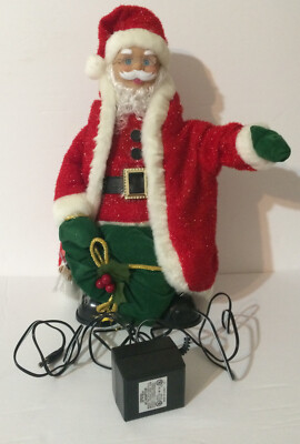 Avon Christmas 15" Fiber Optic Santa Color Changing/Musical with Box | eBay
