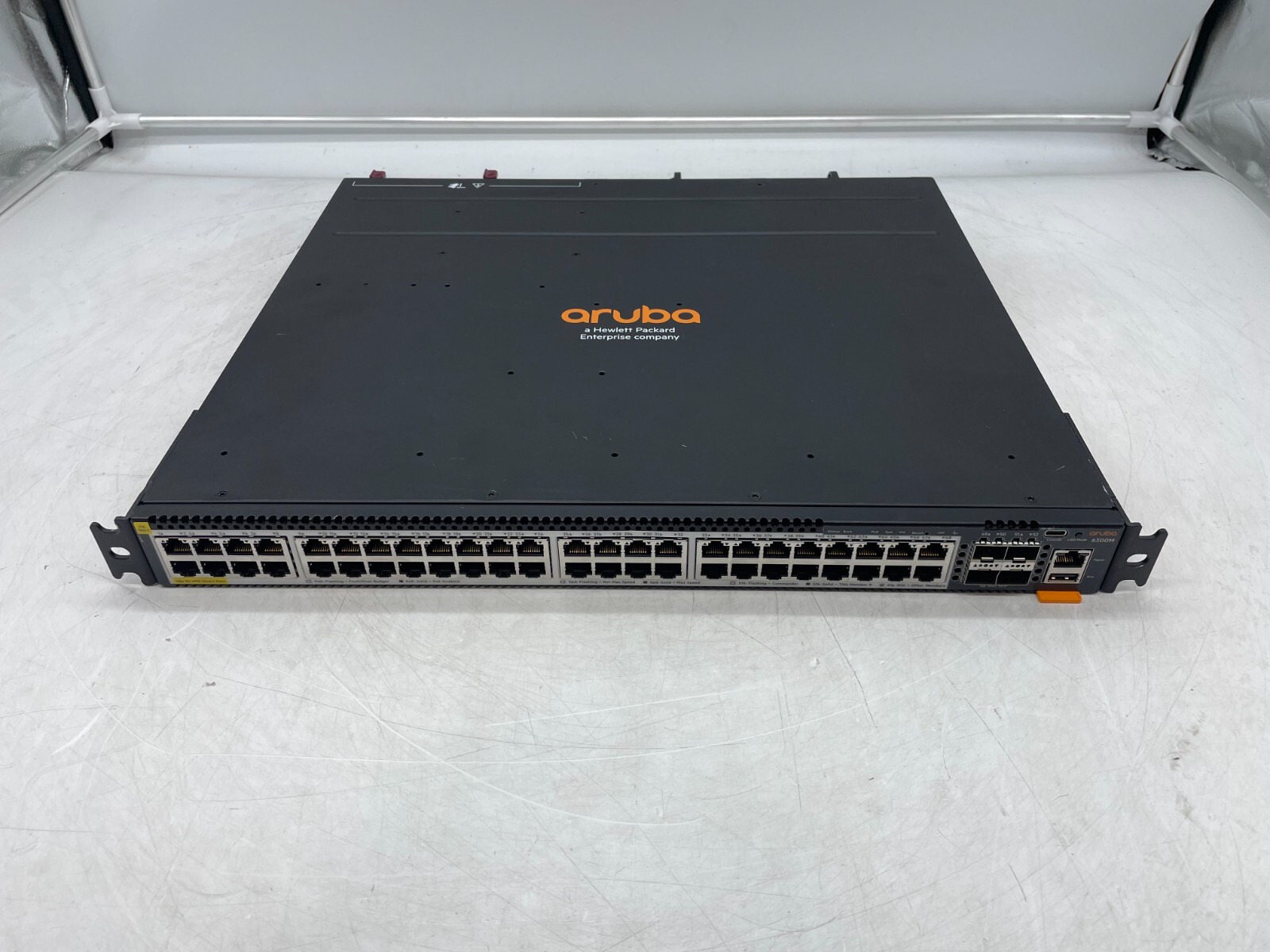 HPE Aruba 6300M PoE 48-Port 4xSFP56 Switch JL659A w/ 2x JL670A PSU ...