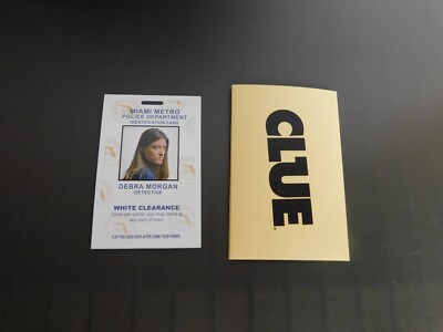 USAopoly Clue: Dexter Board Game 6 Personality Cards and Envelope Parts ...