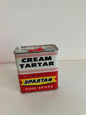Vintage Spartan Cream Tartar Spice Tin- | eBay