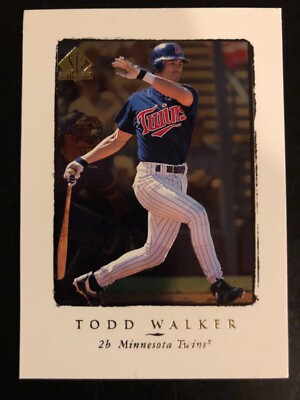 1998 SP Authentic #126 Twins Todd Walker Baseball Card | eBay