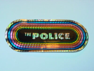KLOS THE POLICE VINTAGE 1980's ROCK & ROLL PRISM DECAL STICKER OVAL ...