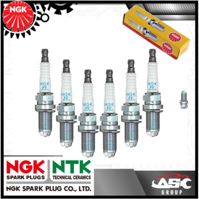 NGK Yellow Box Spark Plug - Stk No: 3384 - Part No: BKR6ETUC - x6 | eBay