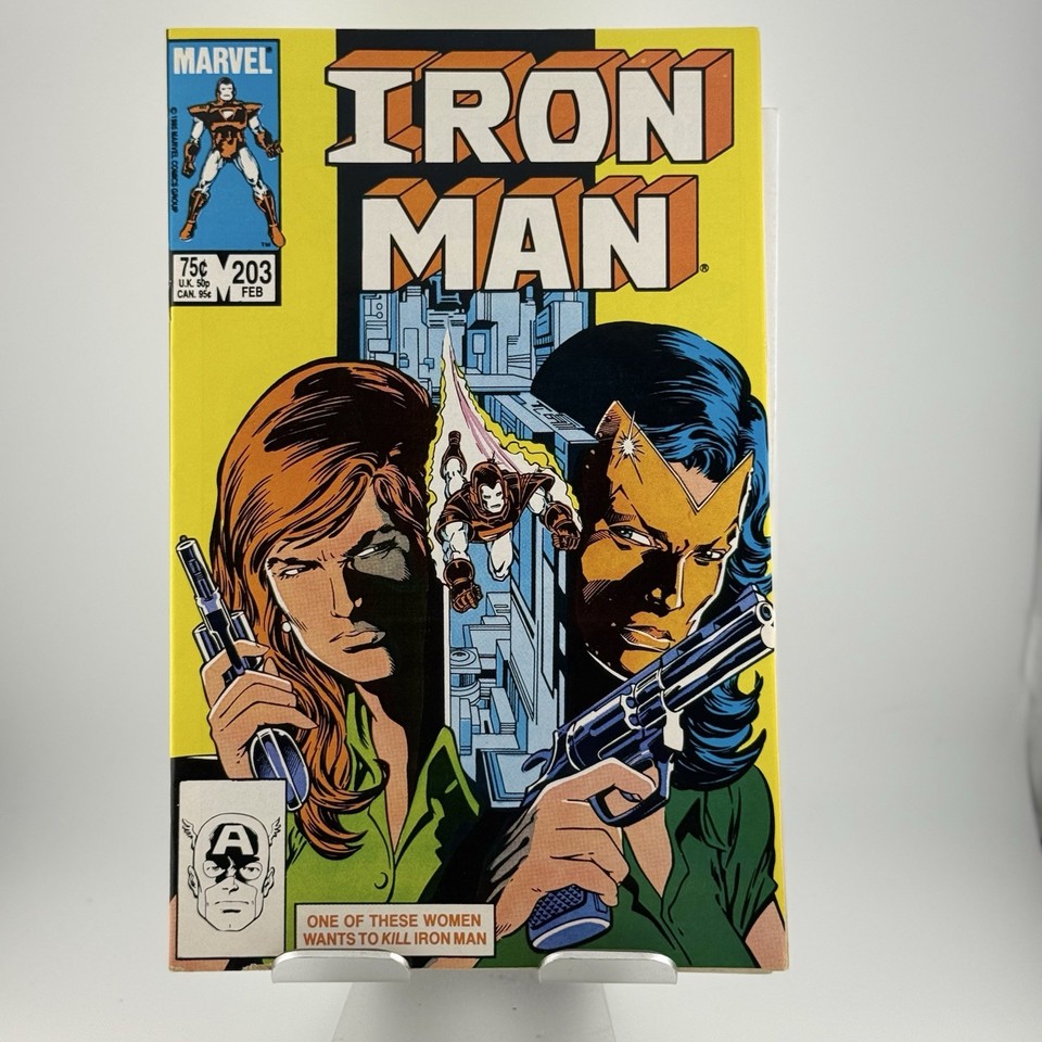 Iron Man Comic Lot #157 #197 #203 #210 High Grade Copper Age Marvel Set ...