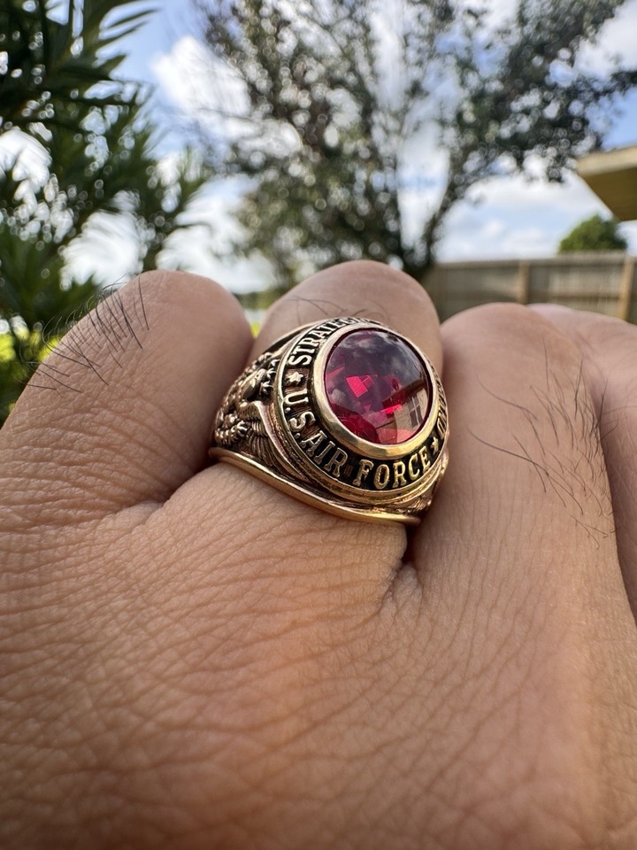 Vintage military STRATEGIC AIR COMMAND U.S. AIR FORCE Class Ring | eBay