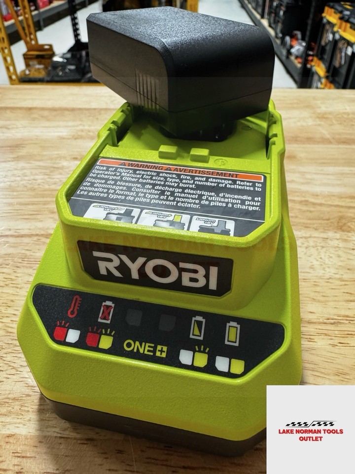 Brand NEW Genuine RYOBI ONE+ 18V Lithium-Ion Battery Charger PCG002 | eBay