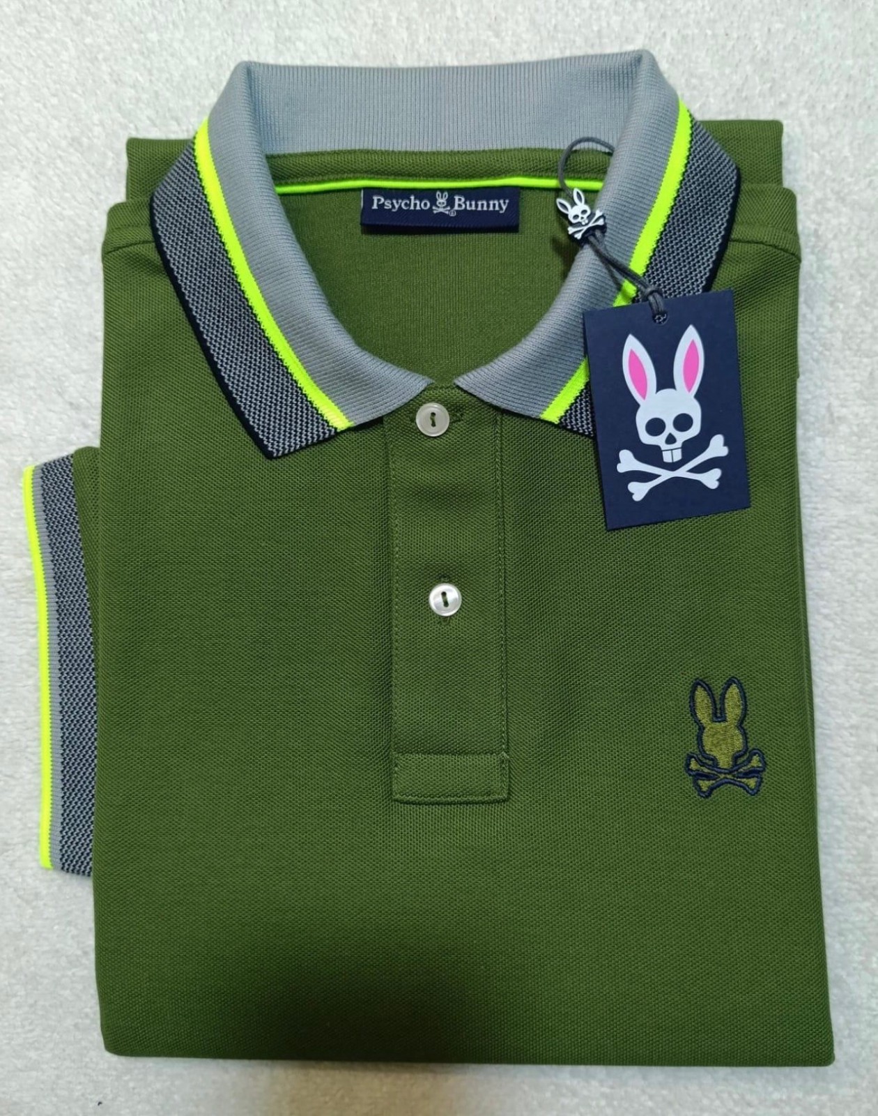 Psycho Bunny Polo Shirt Pima Cotton Men's | eBay