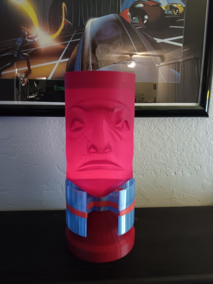 Retro Master Control MCP statue / lamp 3D Printed for Tron vintage ...