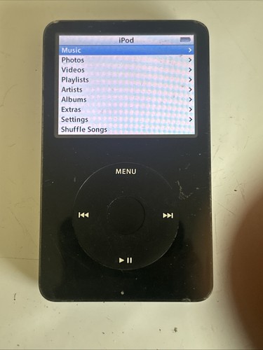 Apple iPod Video 60GB 5th Gen Model A1136 Black 296 Songs | eBay