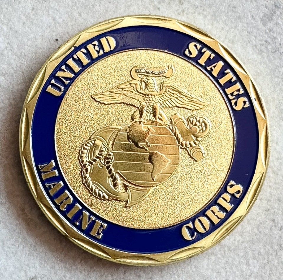 US MARINE CORPS - 1st MARINE DIVISION Challenge Coin | eBay
