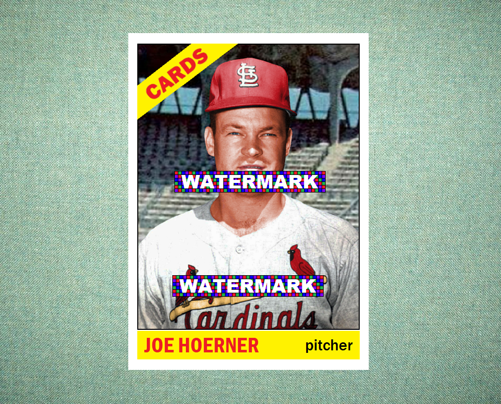 Joe Hoerner St Louis Cardinals 1966 Style Custom Baseball Art Card | eBay