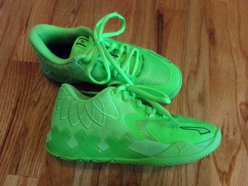 Puma Melo ball Lime Green Size us 6 377368-07 | eBay
