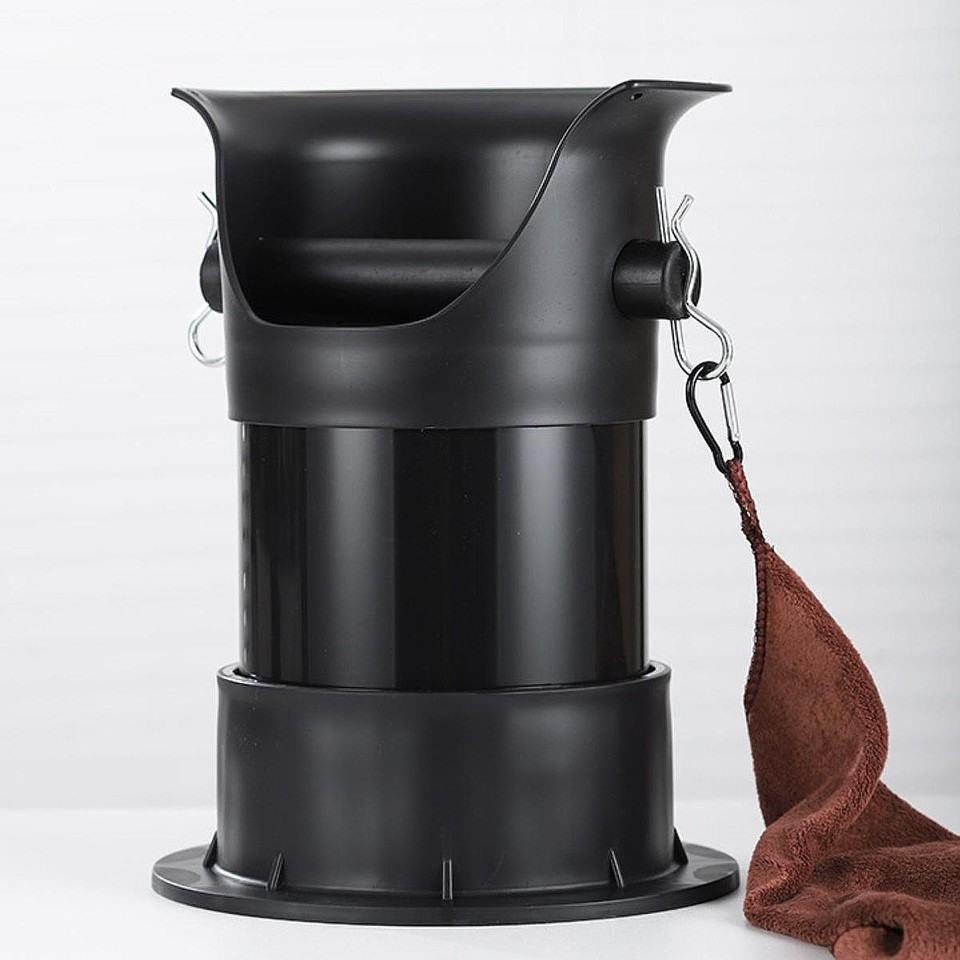 Coffee Grind Knock Box Trash Can Espresso Dump Bin for Cafe Coffee Shop ...