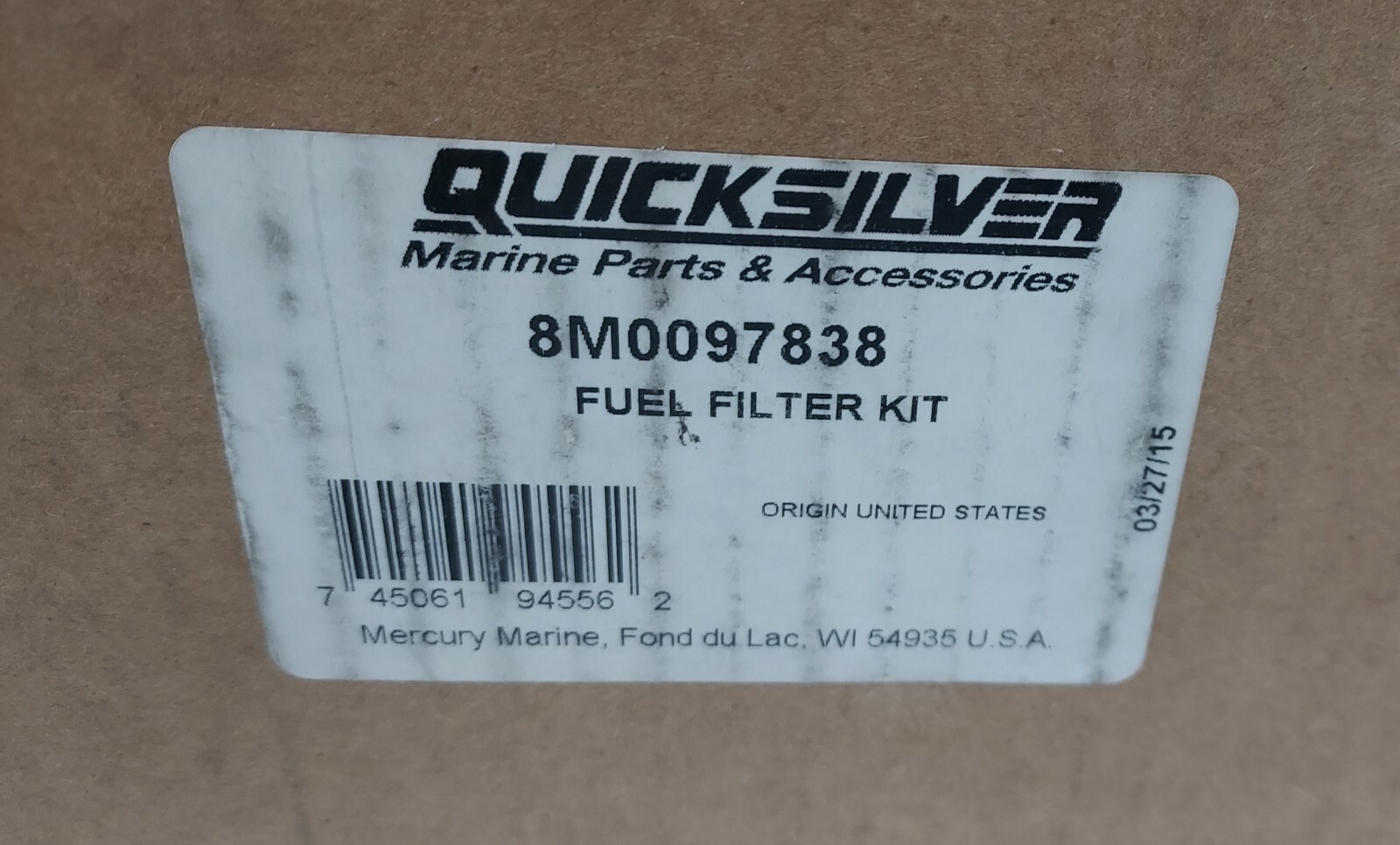 # 8M0097838 OEM Mercury Mercruiser Quicksilver Water Separating Fuel ...