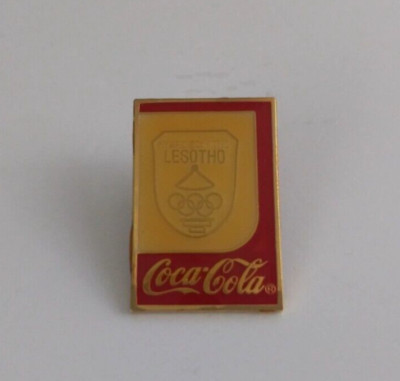 Lesotho Olympic Games & Coca-Cola Lapel Hat Pin | eBay