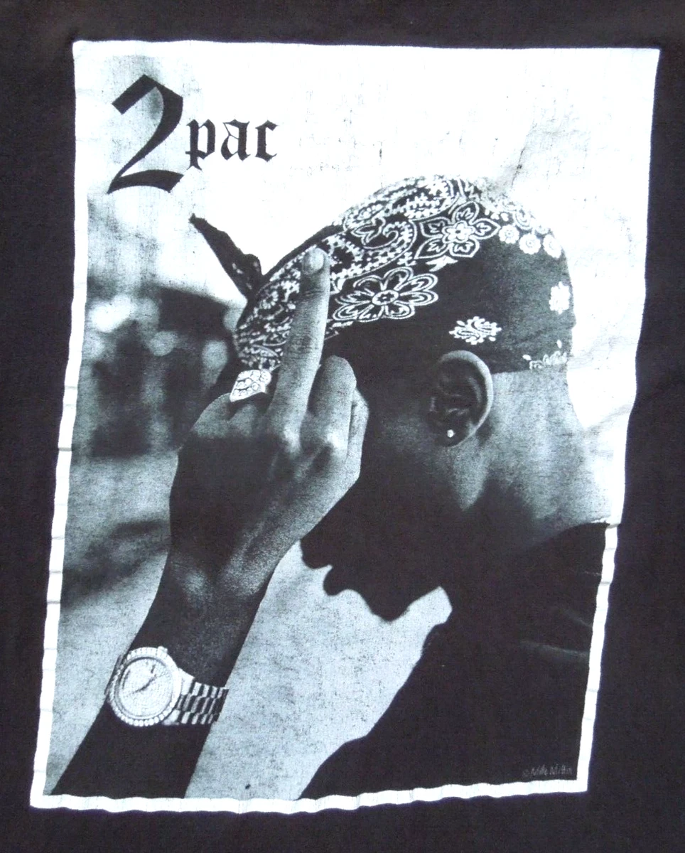 Tupac Middle Finger Poster