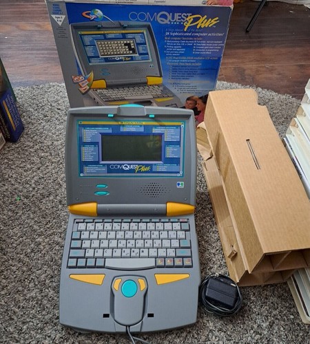 Vintage ComQuest Plus Computer Laptop (Read Desc) | eBay