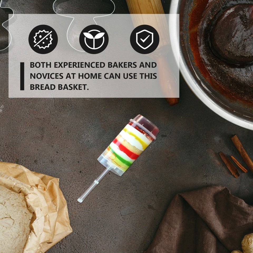 20 Pcs Cake Container with Lid Tube Holder Cylinder Pop Containers ...