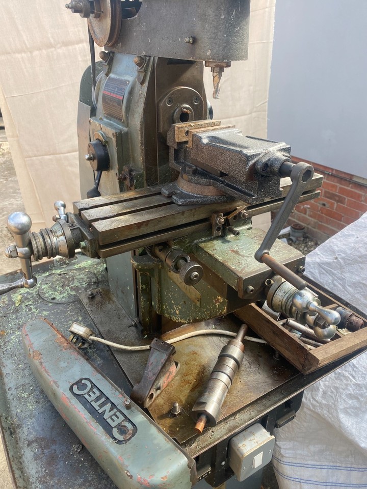 Centec 2a Milling machine Horizontal and vertical (fixed head ) | eBay UK