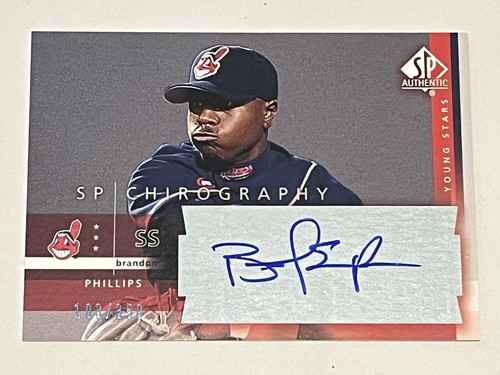 2003 Upper Deck SP Authentic Young Stars Brandon Phillips Autograph 103 ...