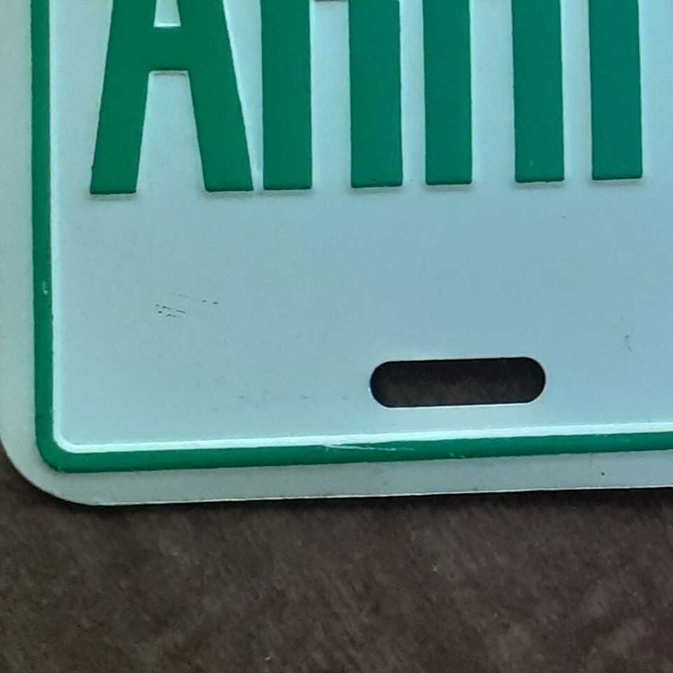 Rare Vintage 1978 Arrive Stoned Novelty License Plate Massachusetts Man ...