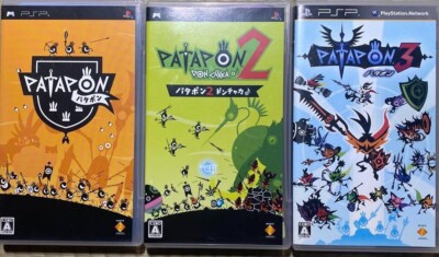 PSP Patapon 1 2 3 set My Summer Vacation 20th Century Japan | eBay
