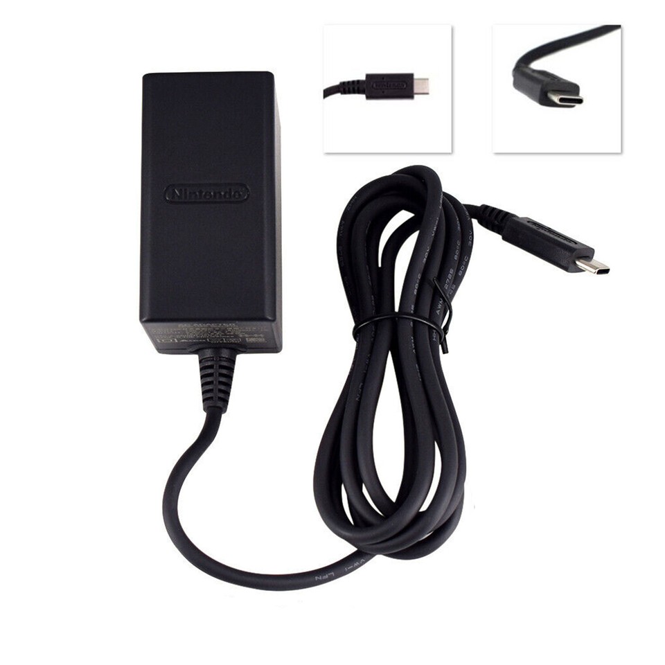 For Nintendo Switch HDMI CABLE TV +AC Adapter Power Cable+Charging Dock ...