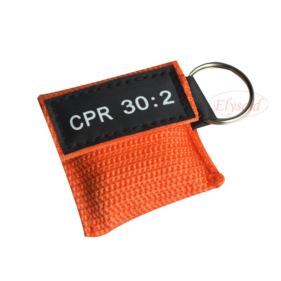 Wholesale First Aid Resuscitation 30:2 CPR Face Mask Key-ring Mouth to ...