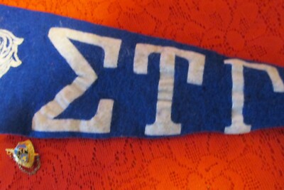 Sigma Tau Gamma ΣTΓ Fraternity Member Badge Pin - Sig Tau pin & banner ...