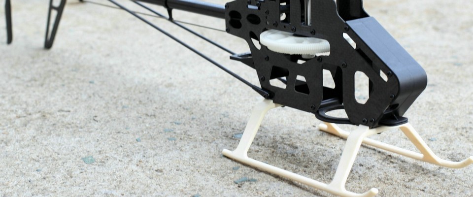 450 Pro RC Helicopter Align Trex 450Pro Stand Landing Frame with FBL ...