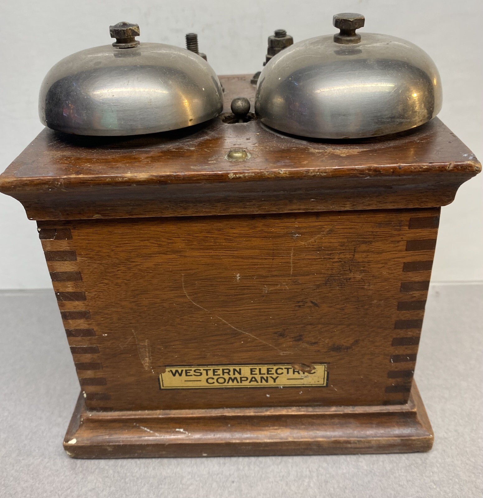 Antique Early Western Electric Oak Telephone Phone Ringer Box Type 48 ...