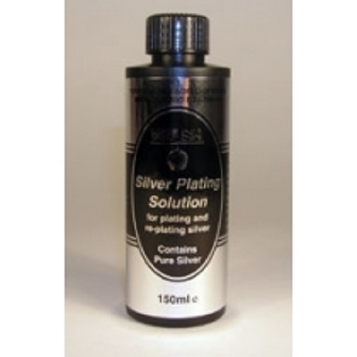ORIGINAL SILVER PLATING SOLUTION 150ml METALS WITH REAL SILVER (sheffco ...