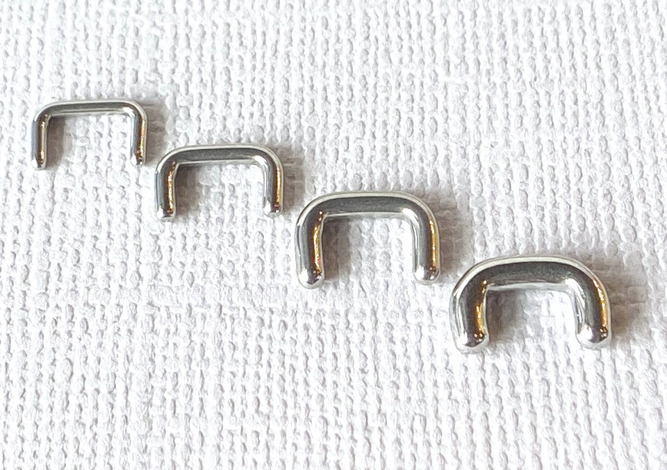 1pc Septum Nose Retainer 316L Surgical Steel - choose 16g, 14g, 12g or ...