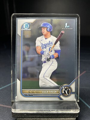 2022 1st Bowman Chrome Luca Tresh #BCP-136 Kansas City Royals | eBay