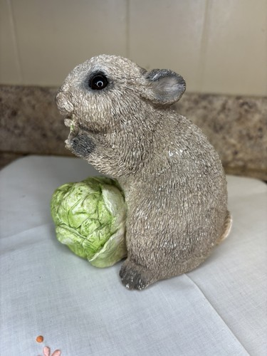 VINTAGE STONE CRITTERS SUPER CUTE BUNNY RABBIT MARBLE EYES | eBay